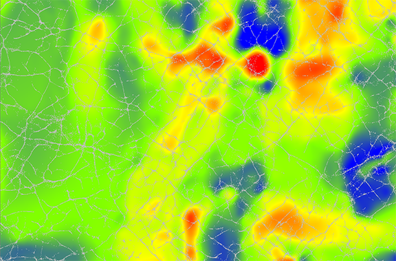 lineament mapping image | Flamingo Seismic